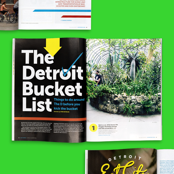 Visit Detroit Magazine - Octane Design