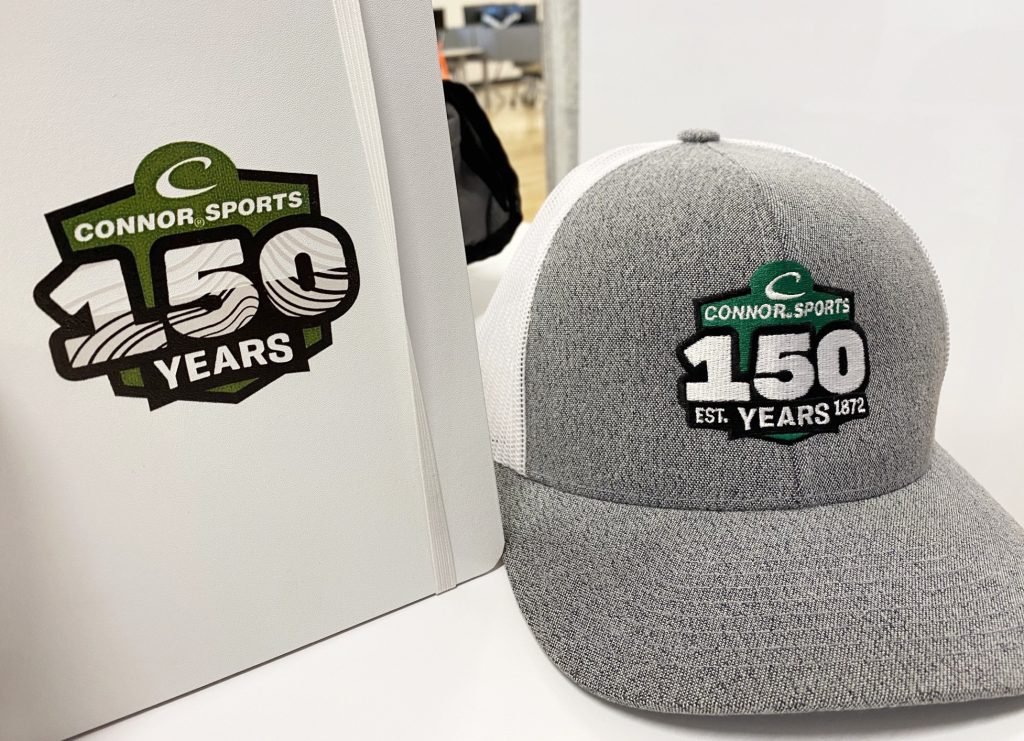 Connor Sports 150th Anniversary Logo - Octane Design