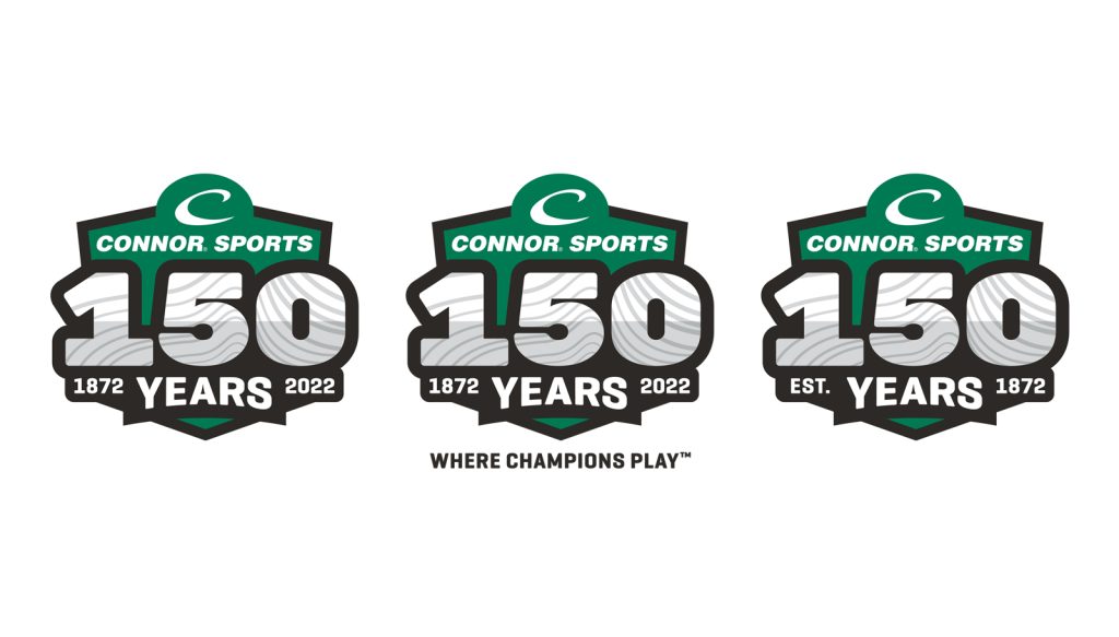 Connor Sports 150th Anniversary Logo - Octane Design